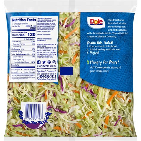 Dole Classic Coleslaw Dressing Recipe Bryont Blog