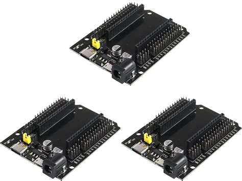 Aediko 3pcs Esp32 Gpio Breakout Board Esp32 Wroom 32 Esp32 Esp 32s Development Board