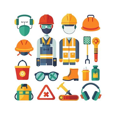 Construction And Tools Icons Set Premium Ai Generated Vector
