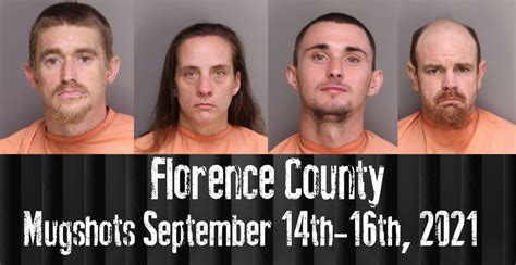 Florence Mugshots September 14th 16th 2021 WFXB