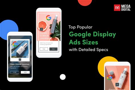 Top Popular Google Display Ads Sizes With Detailed Specs