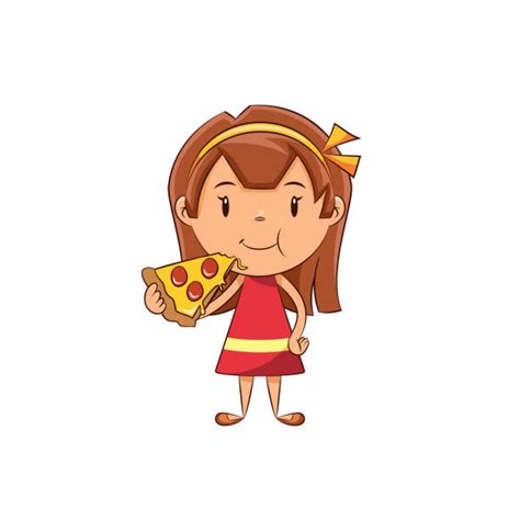 Pizza Girl Illustrations Royalty Free Vector Graphics And Clip Art Istock