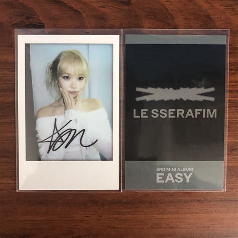 Le Sserafim Easy Soundwave Luckydraw Polaroid