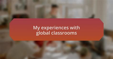 How I Adapted My Teaching Style Globally — Timss Za