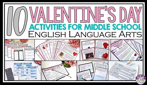 Bring Valentines Day Into Your Middle School English Language Arts