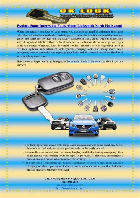 Ppt Explore Some Interesting Facts About Locksmith North Hollywood
