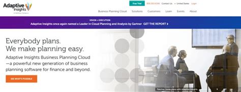 Adaptive Insights Cloud Based Business Planning Software For Finance