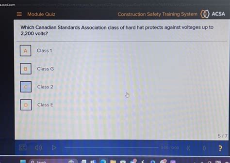 Acsodicom Module Quiz Construction Safety Studyx