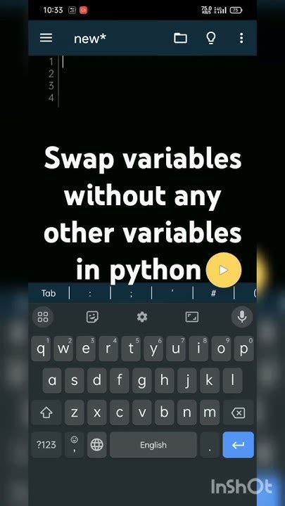 Swap Variables Without Any Other Variables In Python Coding