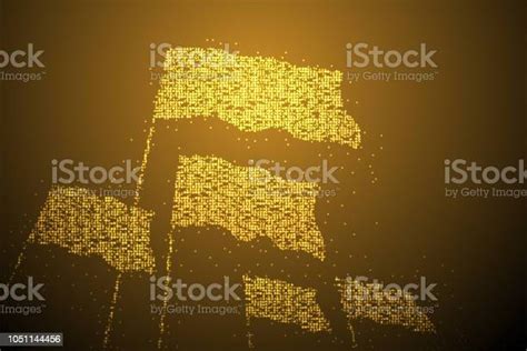抽象幾何散景圓點圖元圖案旗組形狀金黃色漸變背景上與複製空間隔離的金色插圖 向量 Eps 10向量圖形及更多亮粉圖片 亮粉 剪裁圖 動作