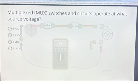 Multiplexed MUX Switches And Circuits Operate StudyX