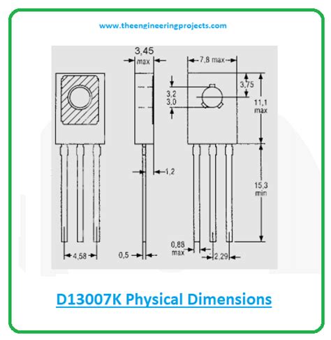 D13007K NPN Transistor Datasheet, Pinout, Power Ratings & Applications ...