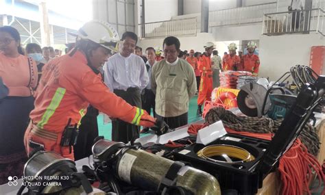 သန်လျင်မြို့နယ်သဘာဝဘေးကြိုတင်ကာကွယ်ရေး သရုပ်ပြဇာတ်တိုက်လေ့ကျင့် Information And Public