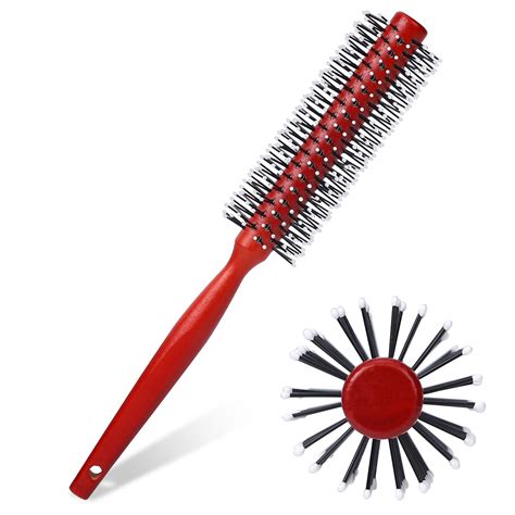 Small Round Hair Brush For Blow Drying Mini Curling Brush Styling