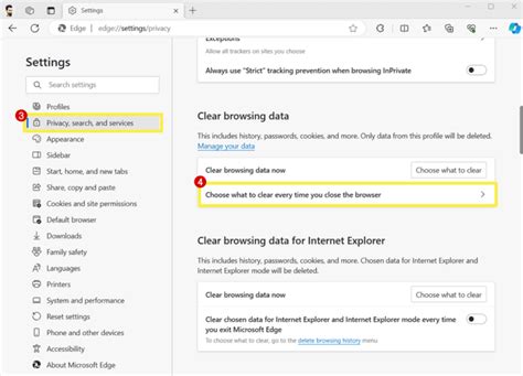 How To Enable Auto Delete Browsing History In Microsoft Edge Otechworld