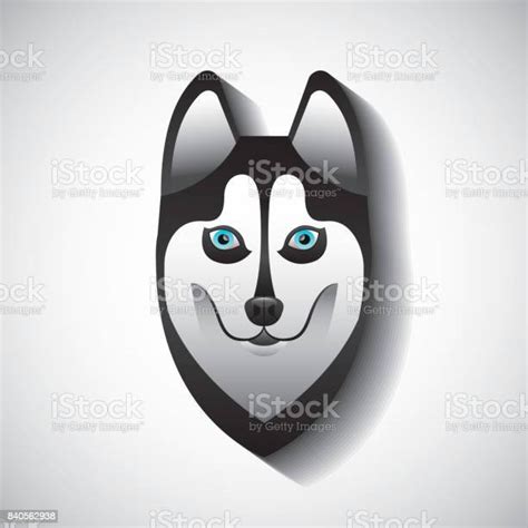 시베리아 늑대 디자인 개에 대한 스톡 벡터 아트 및 기타 이미지 개 개과 귀여운 Istock