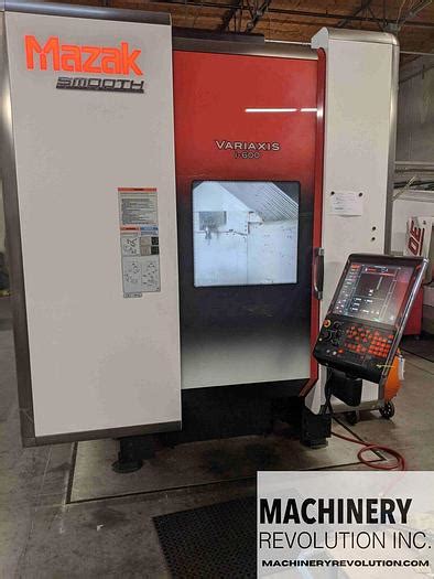 Used 2021 Mazak Variaxis I 600 18000 Rpm 5 Axis Cnc Vertical Machining