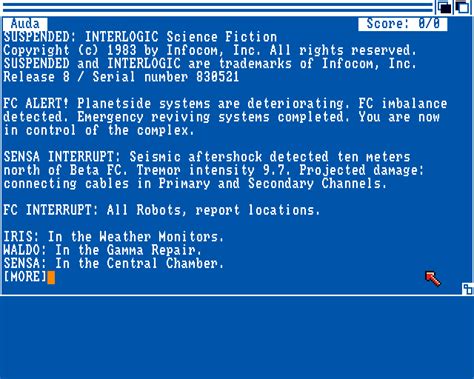 Screenshot Of Suspended Amiga 1983 Mobygames