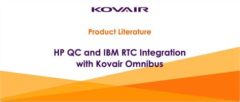 HP QC And IBM RTC Integration With Kovair Omnibus Kovair