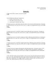Cse Homework Pdf Name Ashish Nagar Class Id Homework What Is The Cpi For A