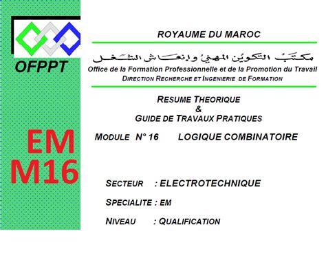 Module N LOGIQUE COMBINATOIRE EM