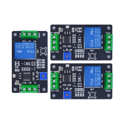 DC V V V Relay Module Timer Delay Self Locking Trigger Relay Board Delay On Off Time Switch