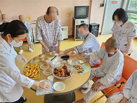 8월30일 신나는 요리교실 보성군립노인요양병원