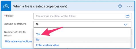 Power Automate OneDrive For Business When A File Is Created