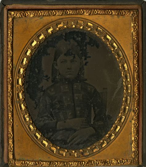 Florida Memory • Ambrotype Portrait Of A Young Woman