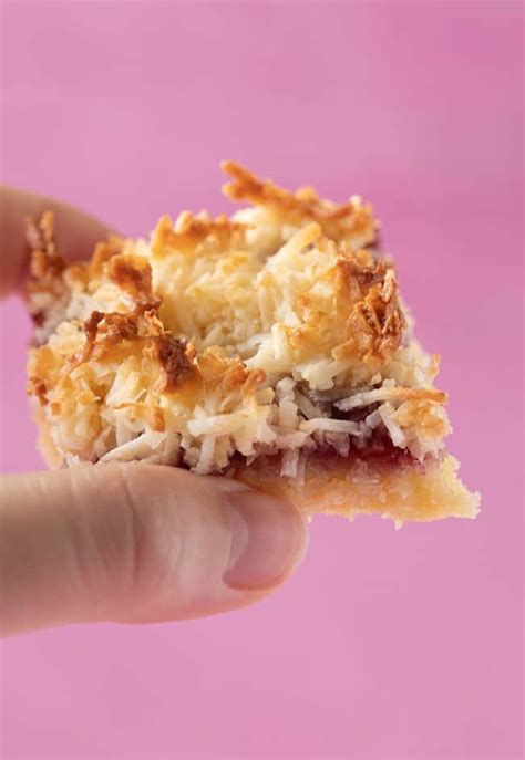 Perfect Coconut Jam Slice Sweetest Menu