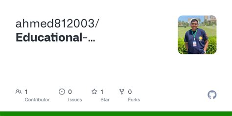 GitHub Ahmed812003 Educational Management System