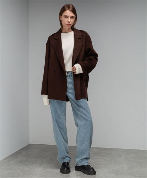 Lou Lou Studio Lina Brown Double Breasted Wool And Cashmere Coat Lina Buy With Croatia