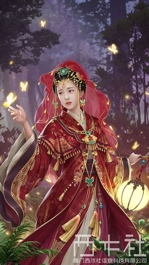 古风卡牌立绘插画游戏原画厦门西木社原创作品 站酷zcool