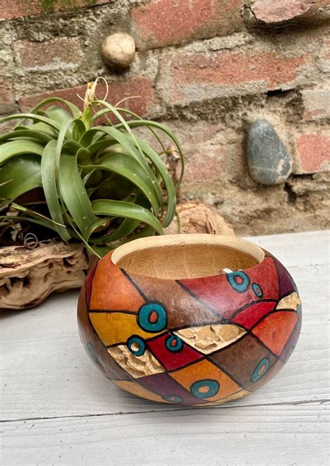 Gourd Art Carved Gourd Gourd Vessel Decorative Gourd Etsy Gourd Art Art Carved