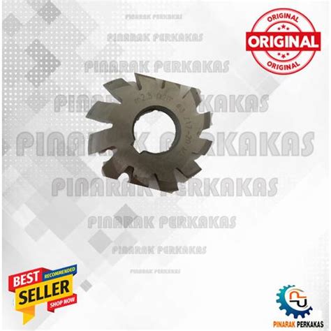 Jual Cutter Modul Pisau Gear Milling Hss Module Cutter M25 No3 17