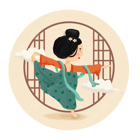 Original Tang Dynasty Ladies Yoga Action 3 The Tang Dynasty Tang