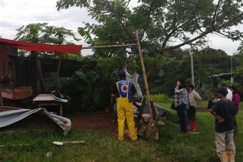 Por Fuertes Lluvias Reportan Afectaciones Materiales En Seis