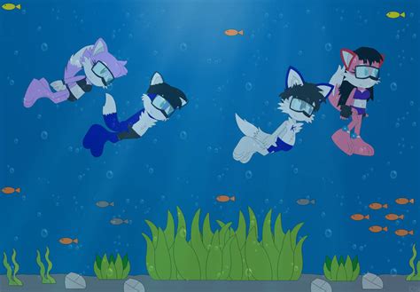 Underwater Adventure By Kittithefox On Deviantart