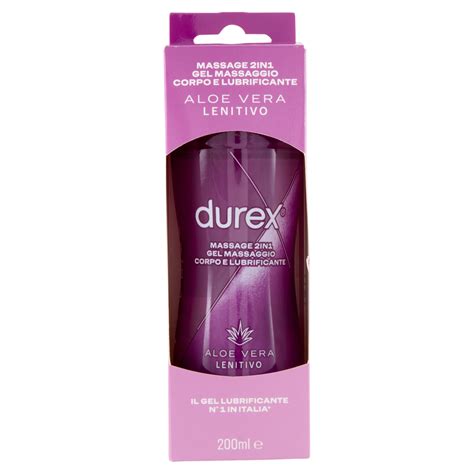 Durex Massage In Gel Lubrificante Intimo A Base Acqua E Gel Per
