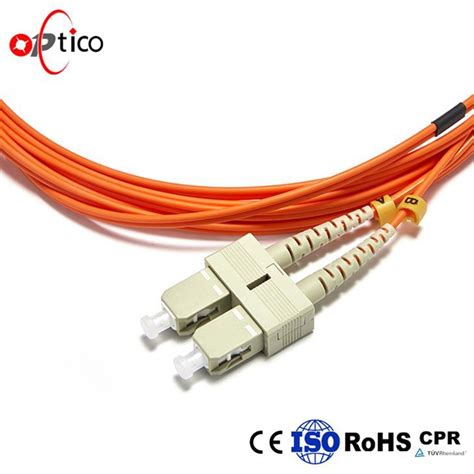 China Sc Pc Om1 Om2 Om3 Om4 Duplex Patch Cord Manufacturers And