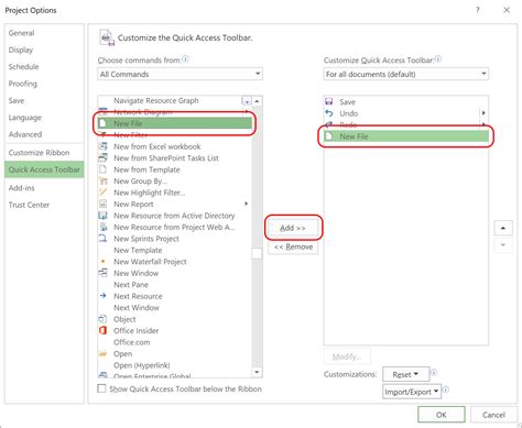 Option To Customize Quick Access Toolbarqat In Oo Desktop Editors