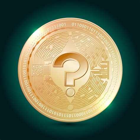 Premium Vector Unknown Crypto Currency