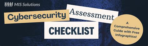 Comprehensive Cybersecurity Assessment Checklist