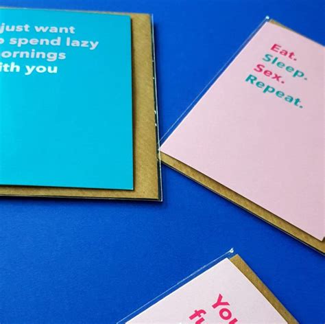 Eat Sleep Sex Repeat Greetings Card Etsy