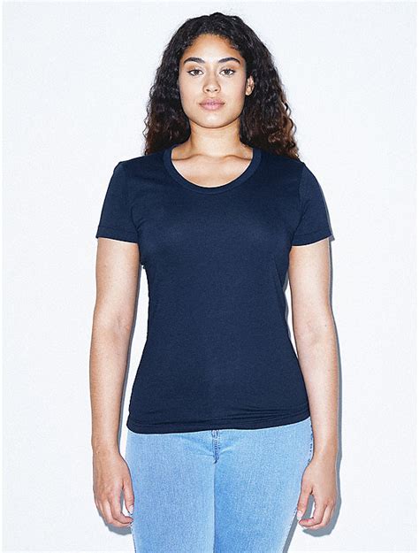 Fine Jersey Classic Crewneck T Shirt American Apparel