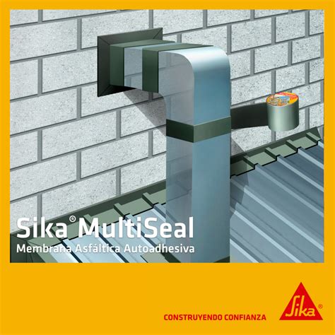 Membrana Asfáltica Adhesiva Aluminio Sika Multiseal 200mm Barraca