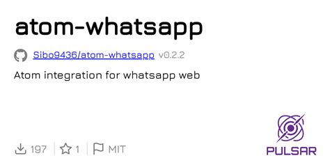 Atom Whatsapp