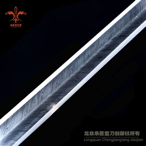 精品青霜剑│羽毛纹【cjt 1600】 龙泉市承匠堂刀剑有限公司