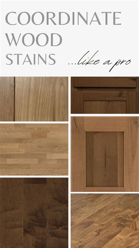 How To Coordinate Wood Stains Like A Pro Oak Maple Cherry Alder