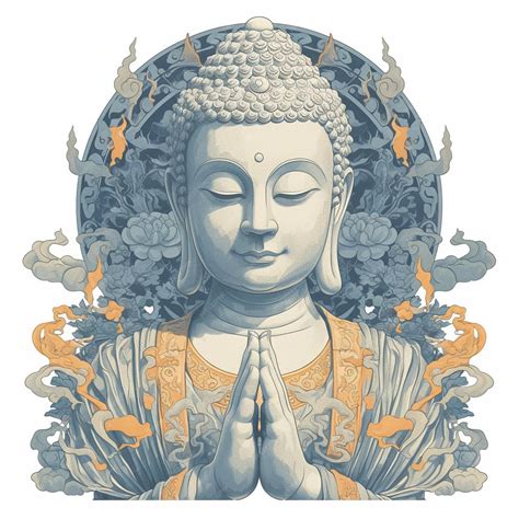 Premium Vector Buddha Statues With Intricate Designs